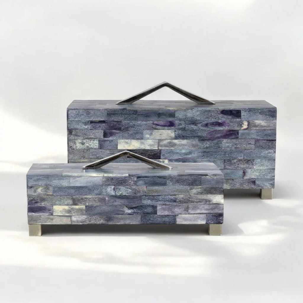 Gatsby Gray Decorative Box – SBG Home & Design