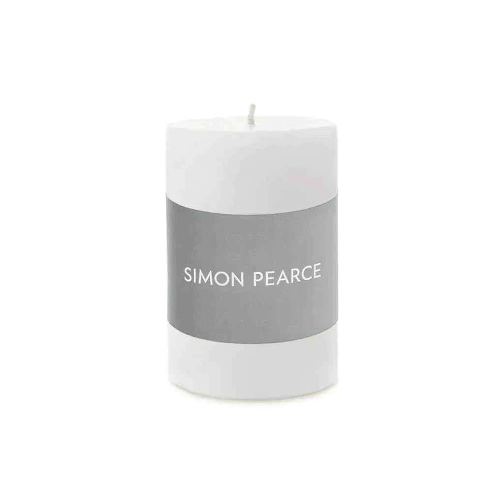 Simon Pearce Pillar Candle White – SBG Home & Design