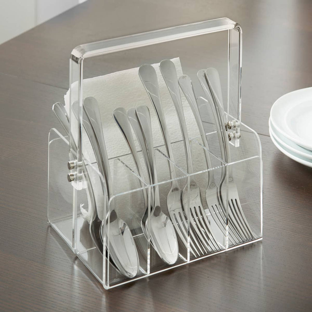 Silverware Caddy With Handle – SBG Home & Design